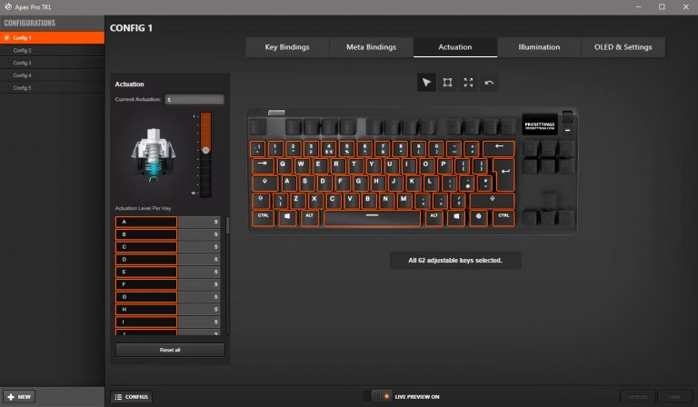 SteelSeries Apex Pro TKL Mechanical Gaming Keyboard Review ...